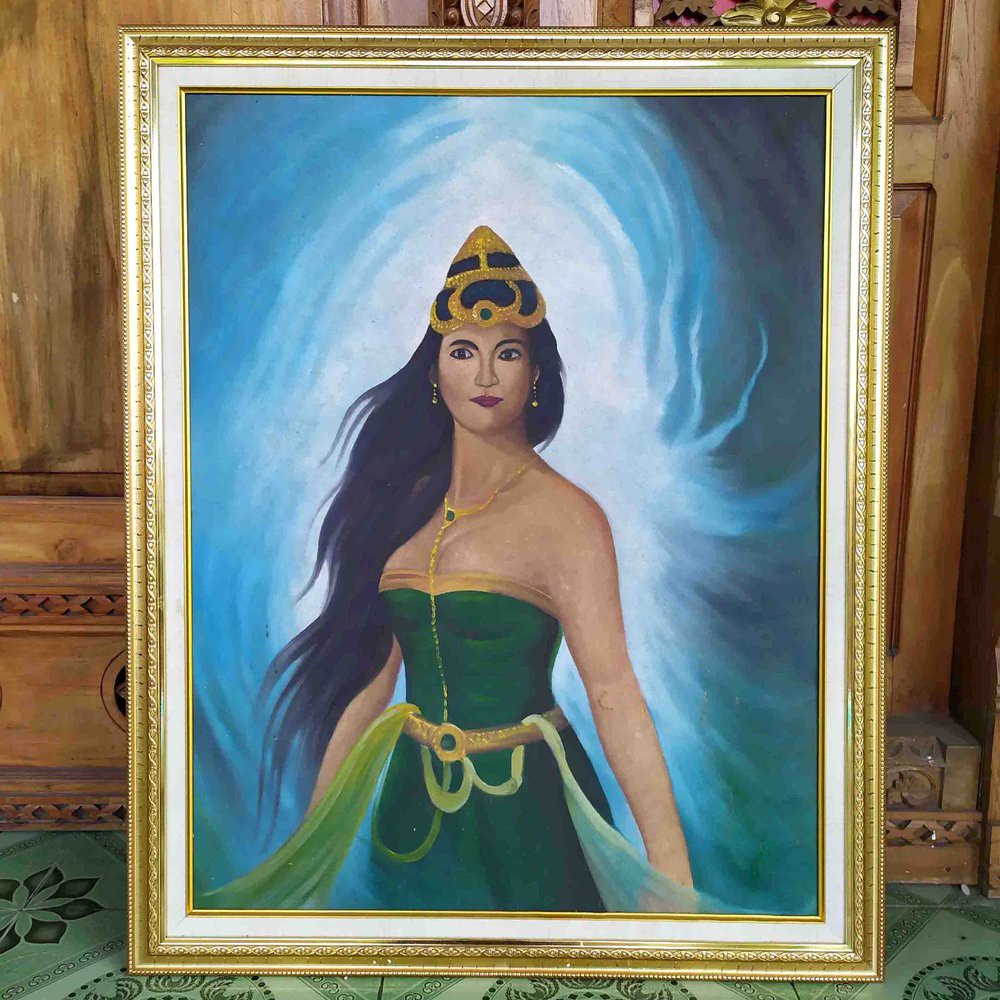 Jual Lukisan Kuas Sketsa Gambar Kanjeng Nyi Roro Kidul | Shopee Indonesia