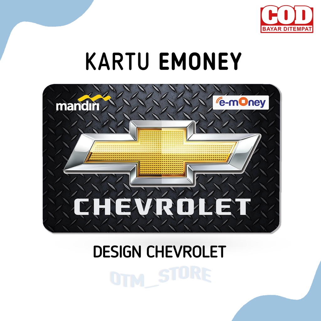Jual Kartu EMONEY MANDIRI Design CHEVROLET Kartu Etoll e toll E Money ...