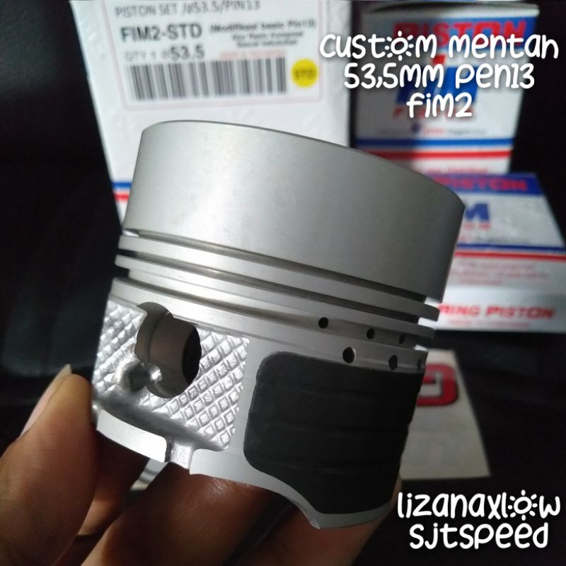 Jual piston fim custom 53,5 mm pen13 mentah fim2 | Shopee Indonesia