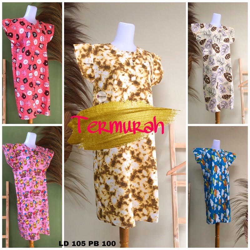 Jual Daster Midi Daster Katun Daster Motif Daster karakter Kartun Jumbo ...