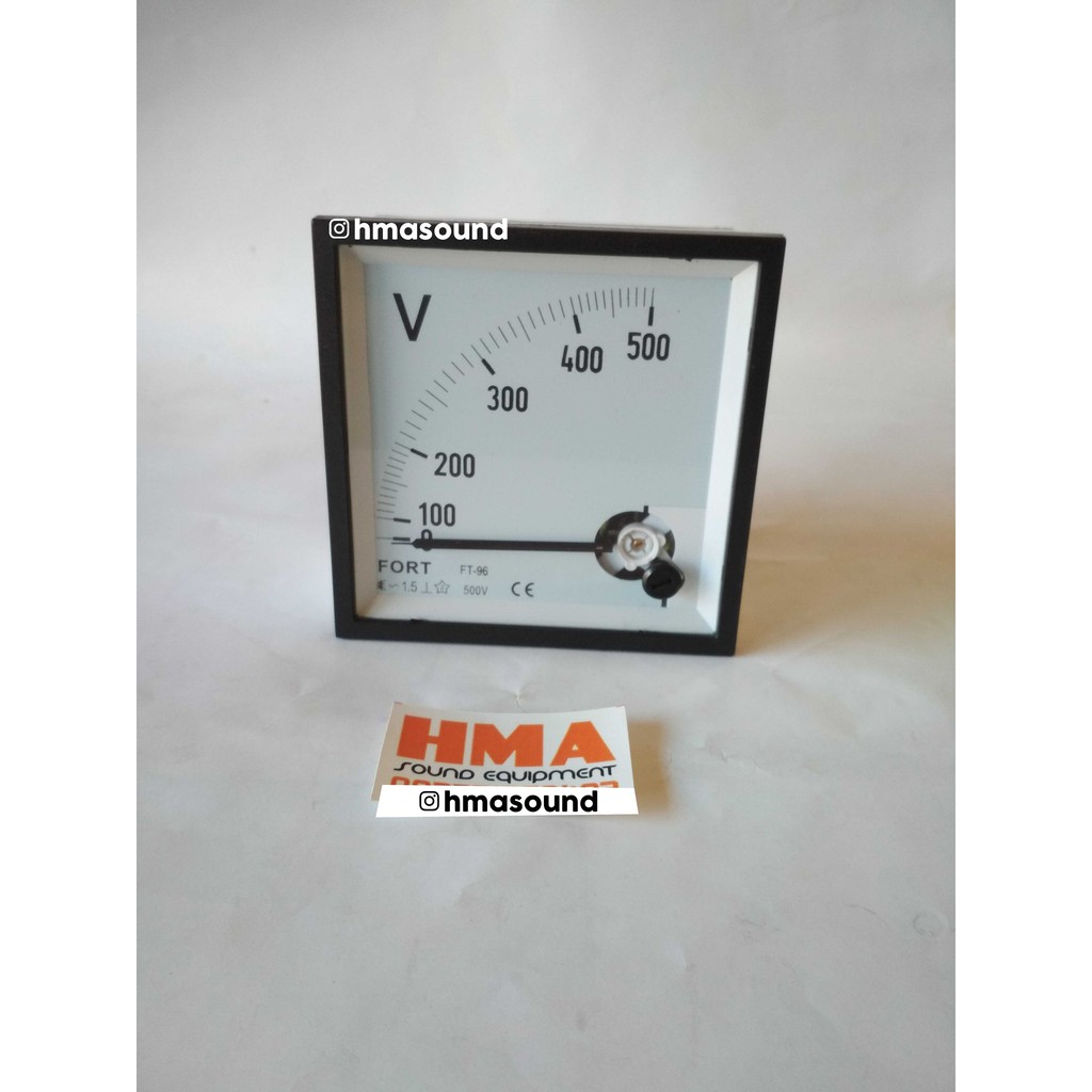 Jual Volt Meter Voltmeter 500V Analog Fort | Shopee Indonesia