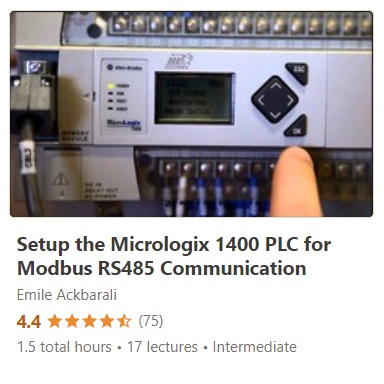 Jual Setup the Micrologix 1400 PLC for Modbus RS485 Communication | Shopee Indonesia