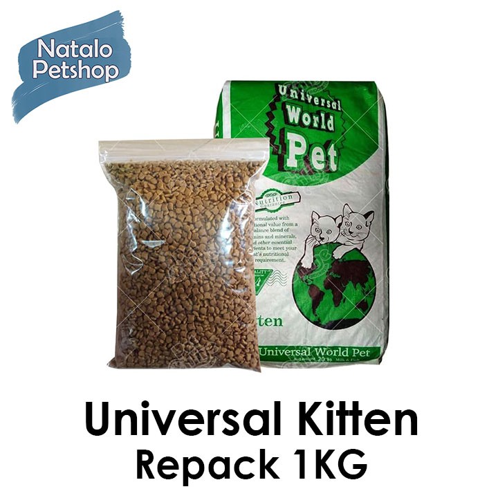 Jual Universal Kitten 1KG / Makanan Anak Kucing Premium Murah | Shopee ...