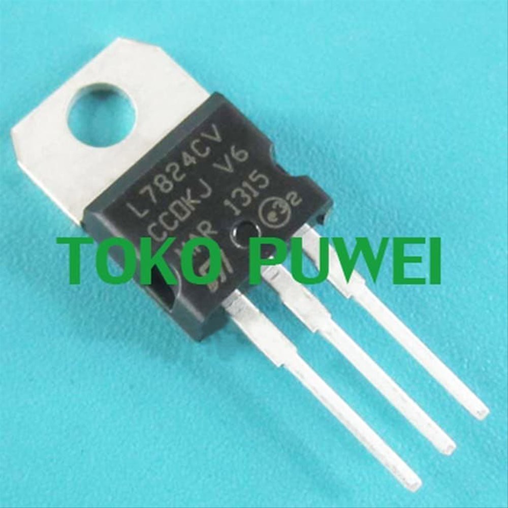 Jual L7824 L7824CV 1 KOMA 5A 24V Fixed Output Voltage Regulator TO220 BD87 Grosir | Shopee Indonesia