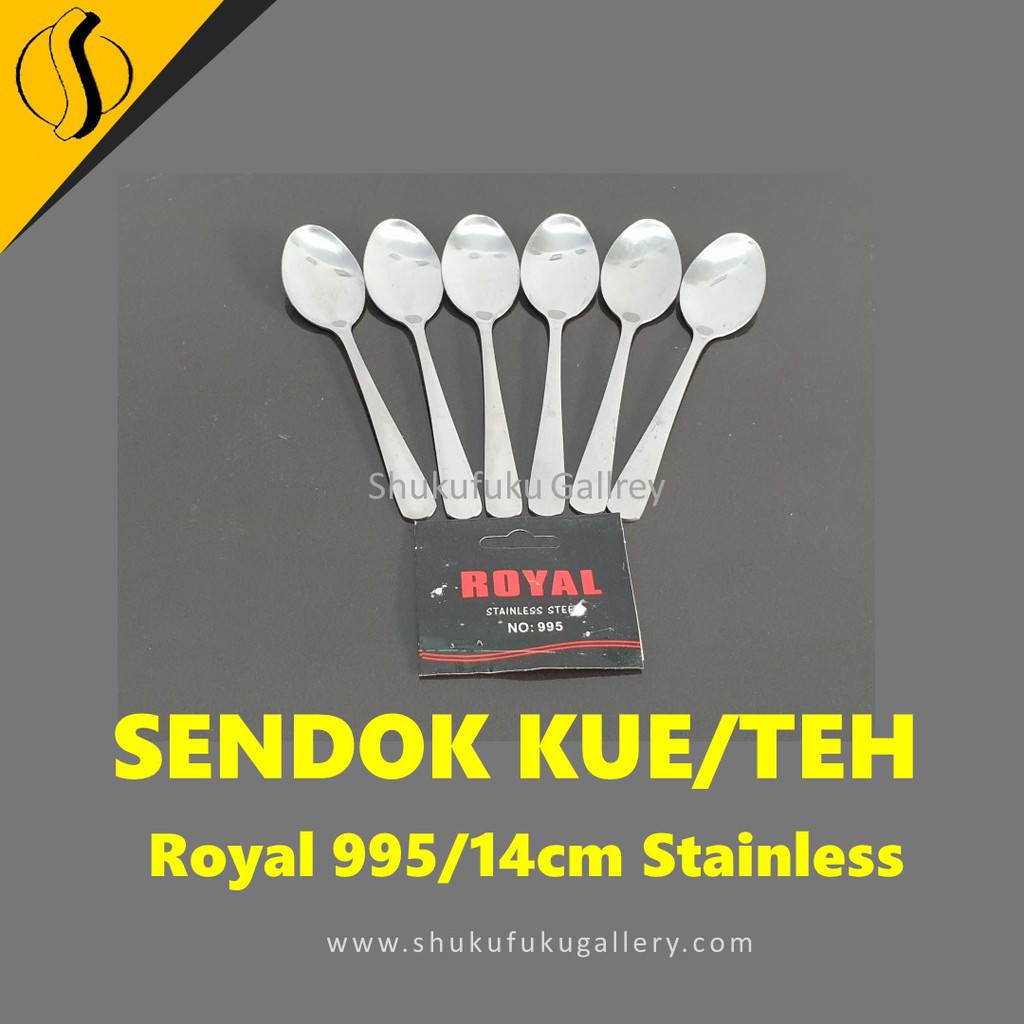 Jual SENDOK TEH ROYAL 995 (12PCS) | Shopee Indonesia