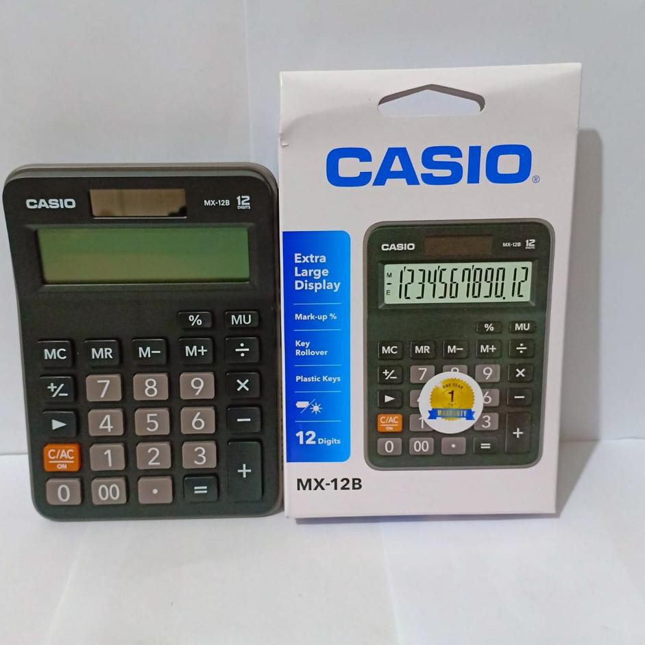 Jual Kalkulator 12 Digit merk Casio MX 12B | Shopee Indonesia