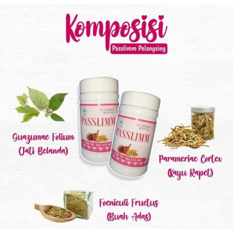 Jual PASSLIM PELANGSING HERBAL 100% ORIGINAL DAN BPOM AMPUH!! | Shopee ...