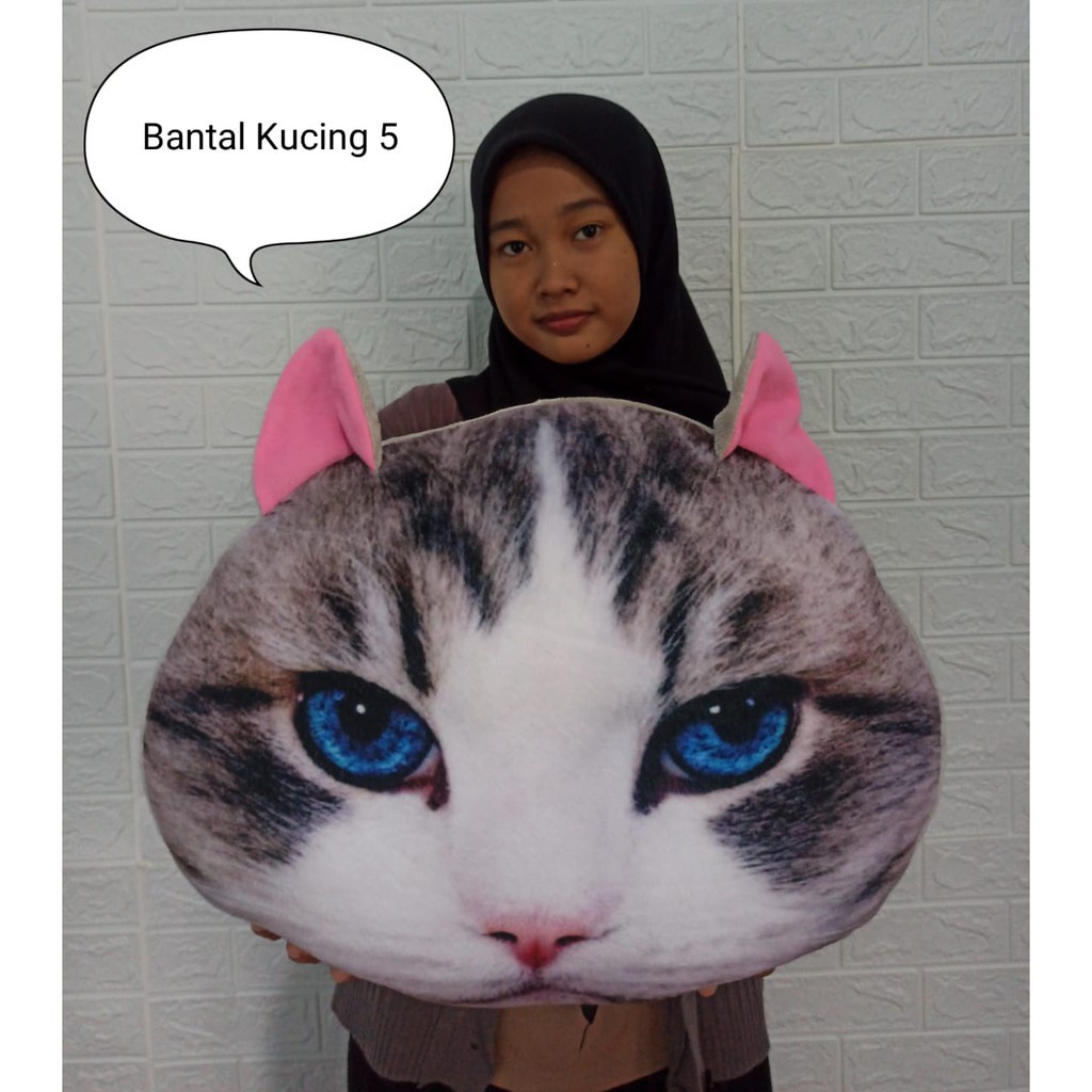 Jual Bantal Boneka Kucing Lucu Cat Boneka Jumbo Karakter Mirip Kucing ...