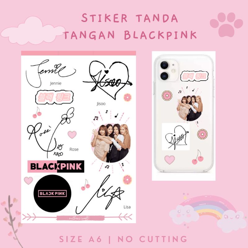 Jual STICKER TANDA TANGAN BLACKPINK TTD KPOP BLACKPINK | Shopee Indonesia