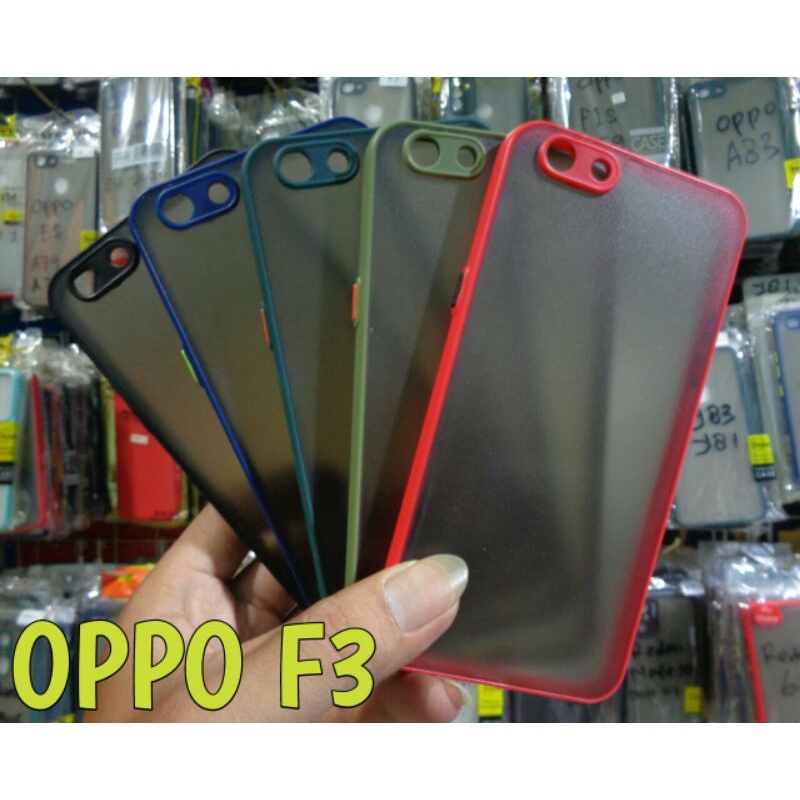 Jual softcase pro camera oppo F3 (CPH1609) // tempered glass oppo f3 // skin guard carbon oppo ...