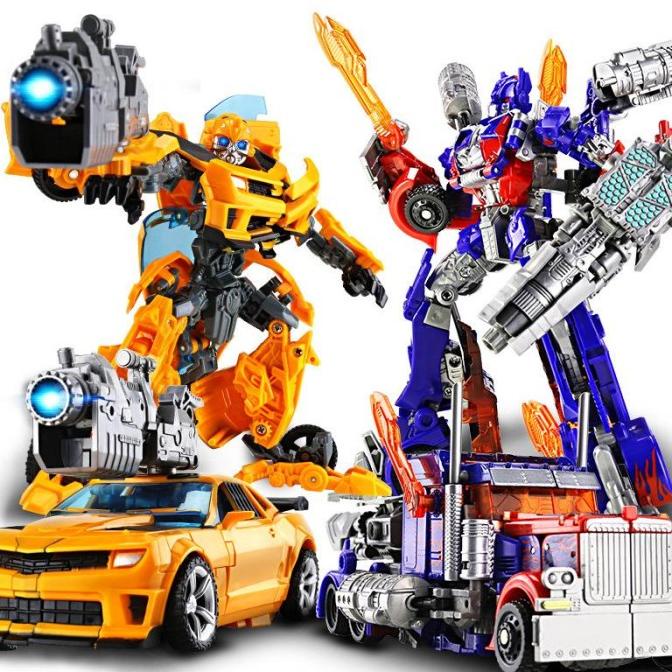 Jual TERBARU ROBOT TRANSFORMER OPTIMUS PRIMER BUMBLEBEE BISA BERUBAH ...