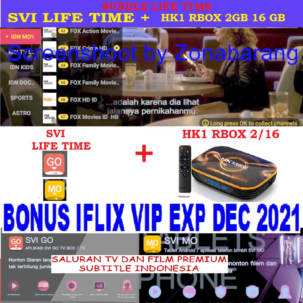 Jual PAKET BUNDLE LIFE TIME SVICLOUD STB HK1 RBOX ANDROID 10 8K SVI GO / MO | Shopee Indonesia