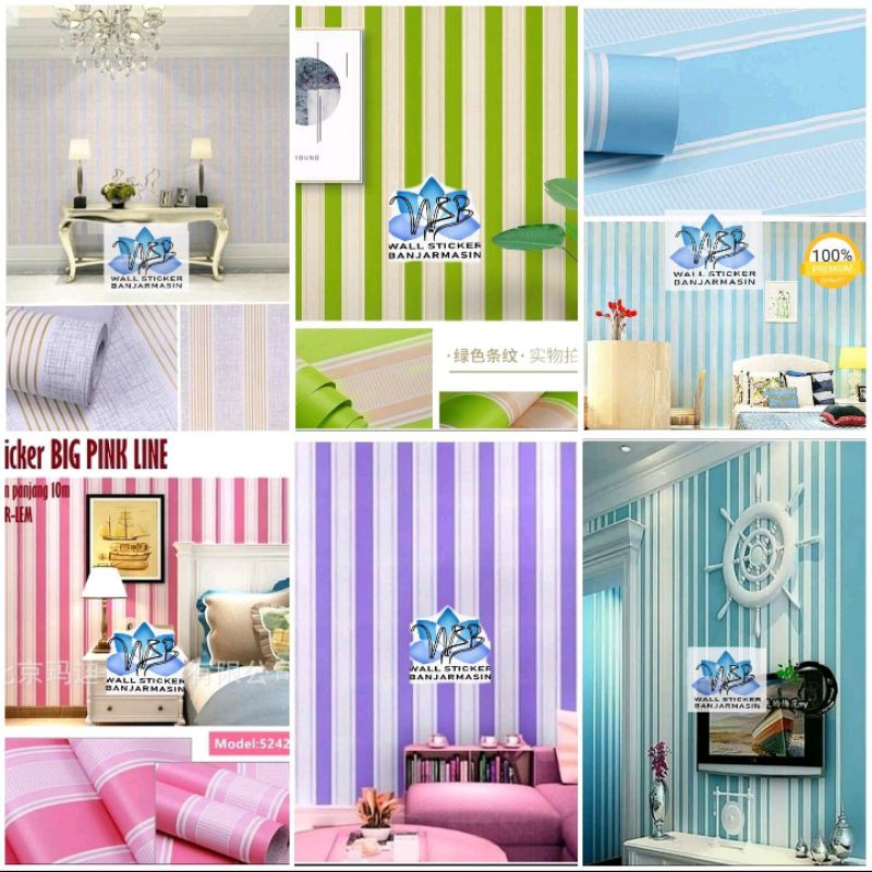 Jual Wallpaper stiker motif Garis lurus | Shopee Indonesia