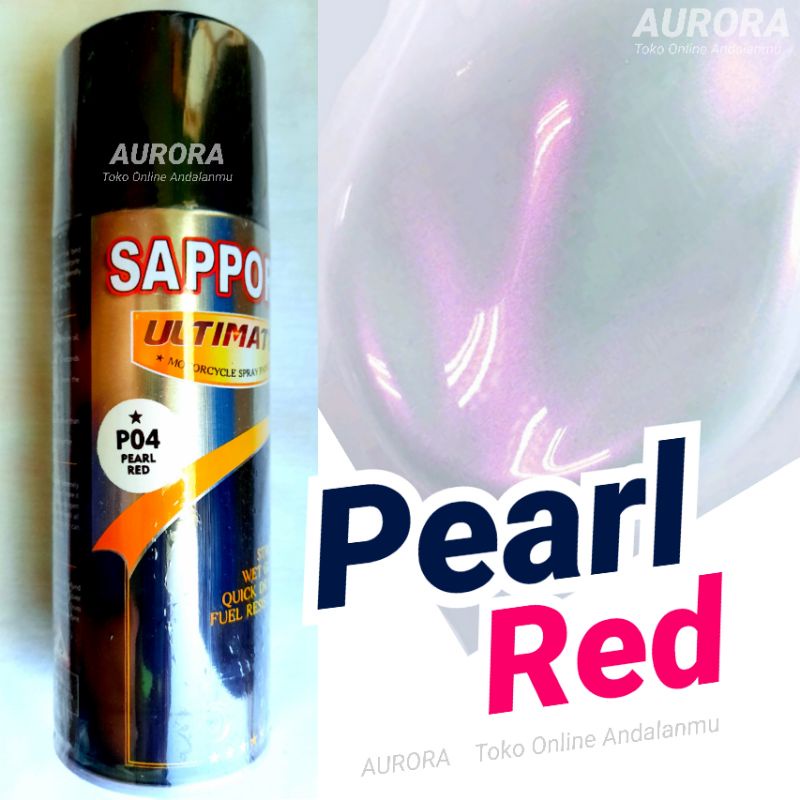 Jual Sapporo Ultimate Pearl Red P04 Mutiara Lembayung Merah Saporo Ultimet | Shopee Indonesia