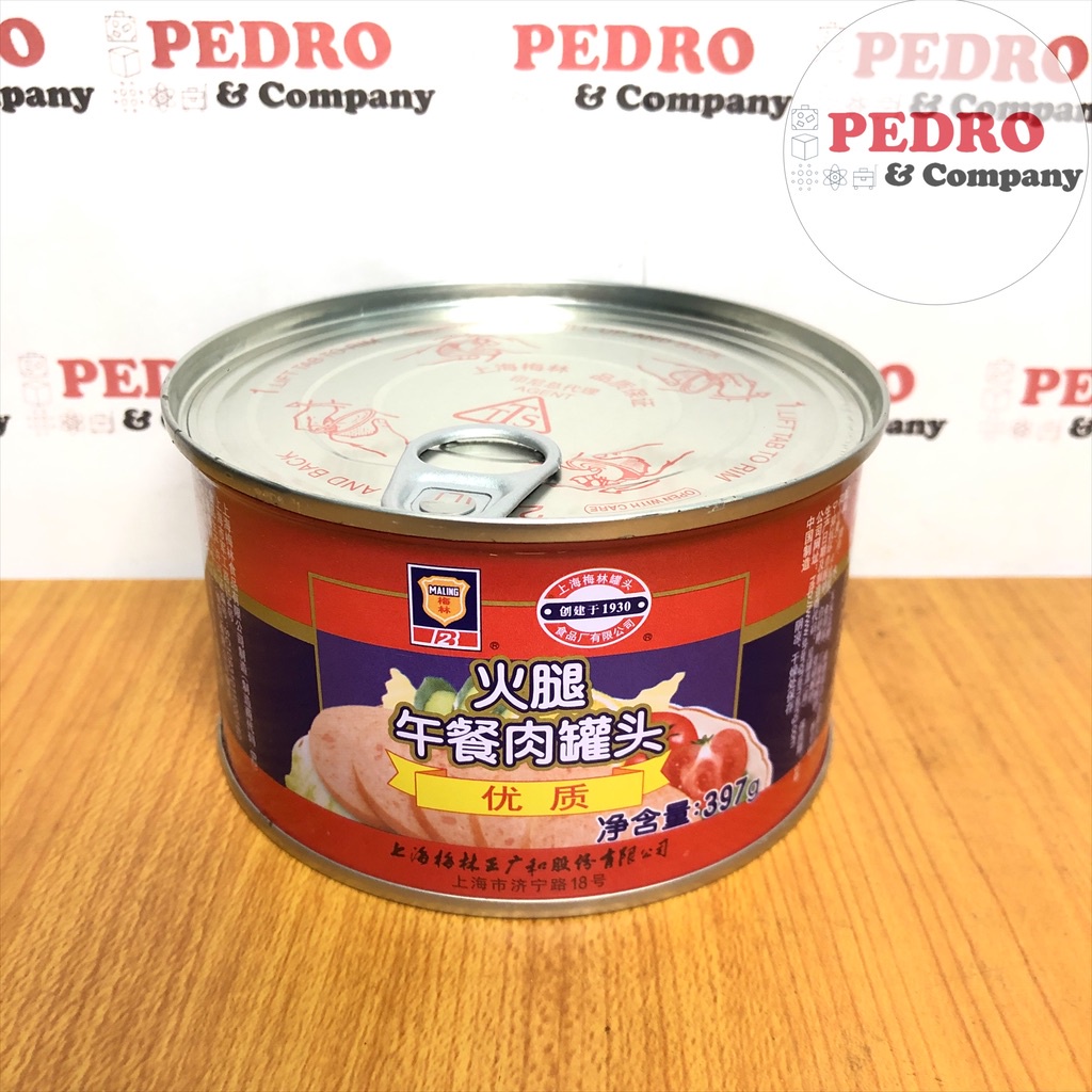 Jual Daging Ham Canned luncheon meat TTS 397 gram - ham kaleng maling ...