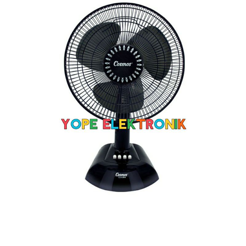 Jual Kipas Angin Meja Deskfan Cosmos 12 Inch Hitam 12 LDA | Shopee ...