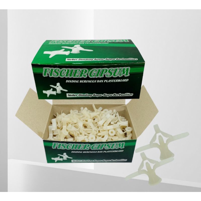 Jual Rumah Skrup Pvc Gypsum Dus 120Pcs Ram Toggle Stecher Sekrup ...