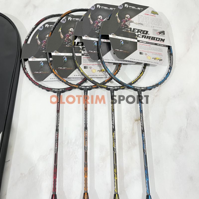Jual Raket Badminton FELET AERO CARBON PRO 35LBS AeroCarbon Original ...