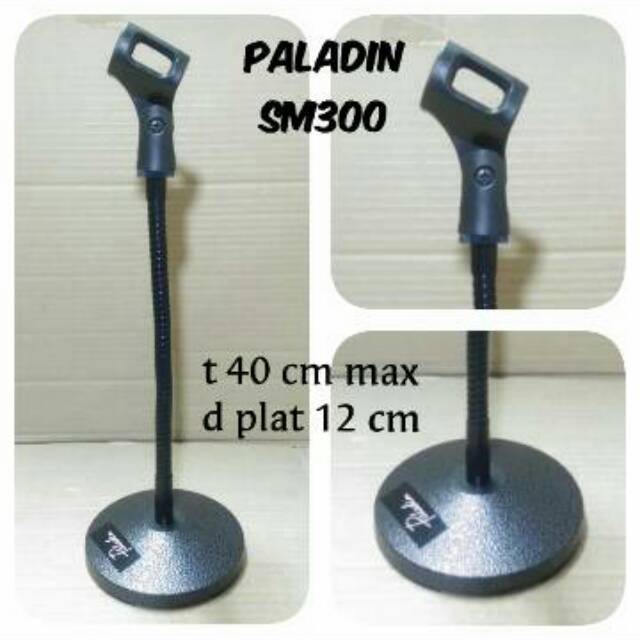 Jual STAND MIC MEJA PALADIN SM300 TABLE MICROPHONE STANDDING SM 300 ...