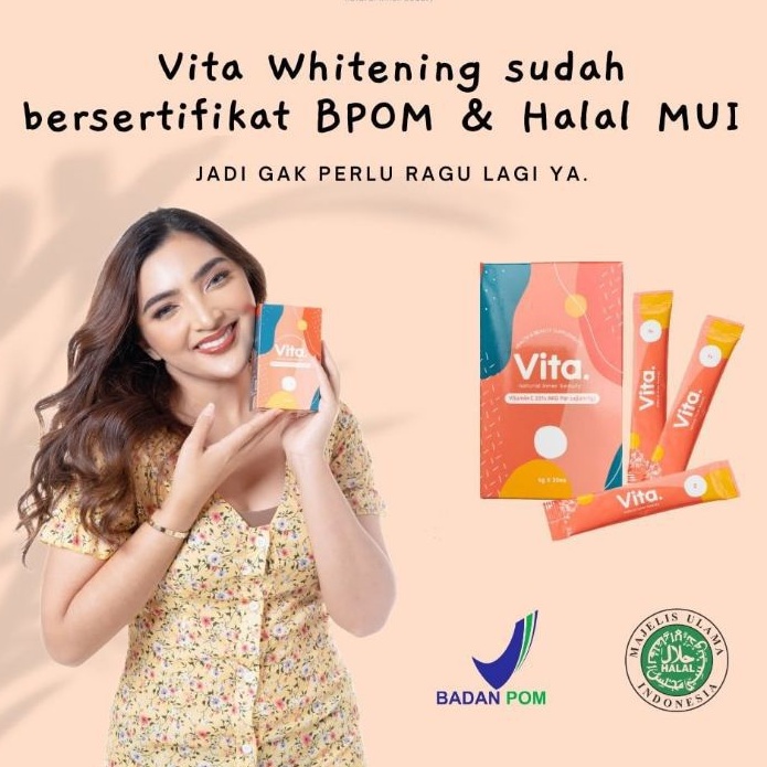 Jual Vita Whitening by Ashanty whitening booster (30 sachet) | Shopee ...