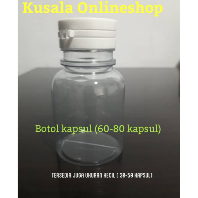 Jual Botol kapsul besar/Botol obat besar/Botol garlic/botol kapsul ...