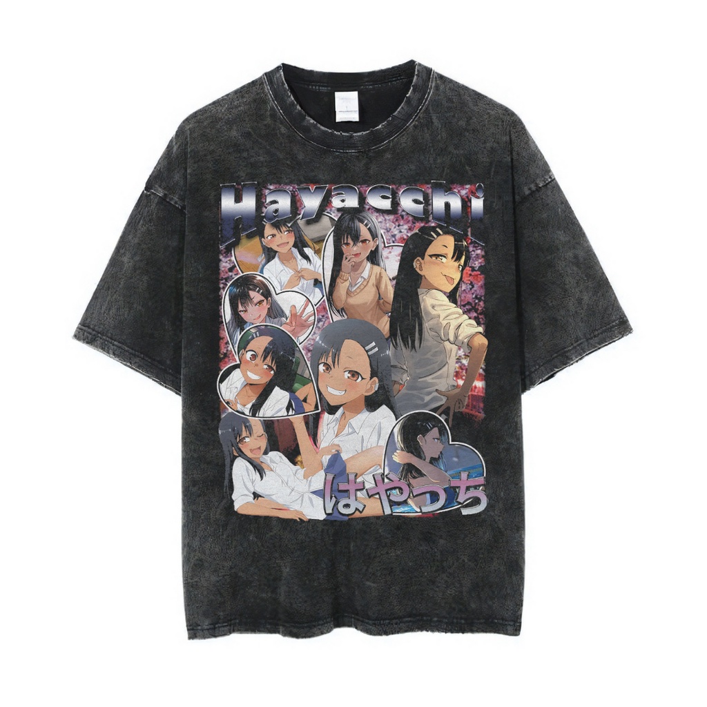 Jual Psycho Crucify "Hayacchi" Oversized T-Shirt | Stone Wash | Kaos ...