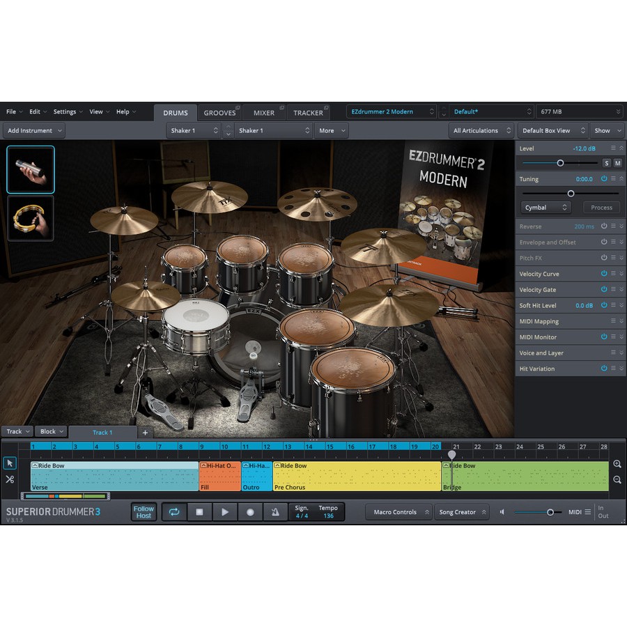 Jual Toontrack Superior Drummer 3 - VSTi Acoustic Drum - Win/Mac ...