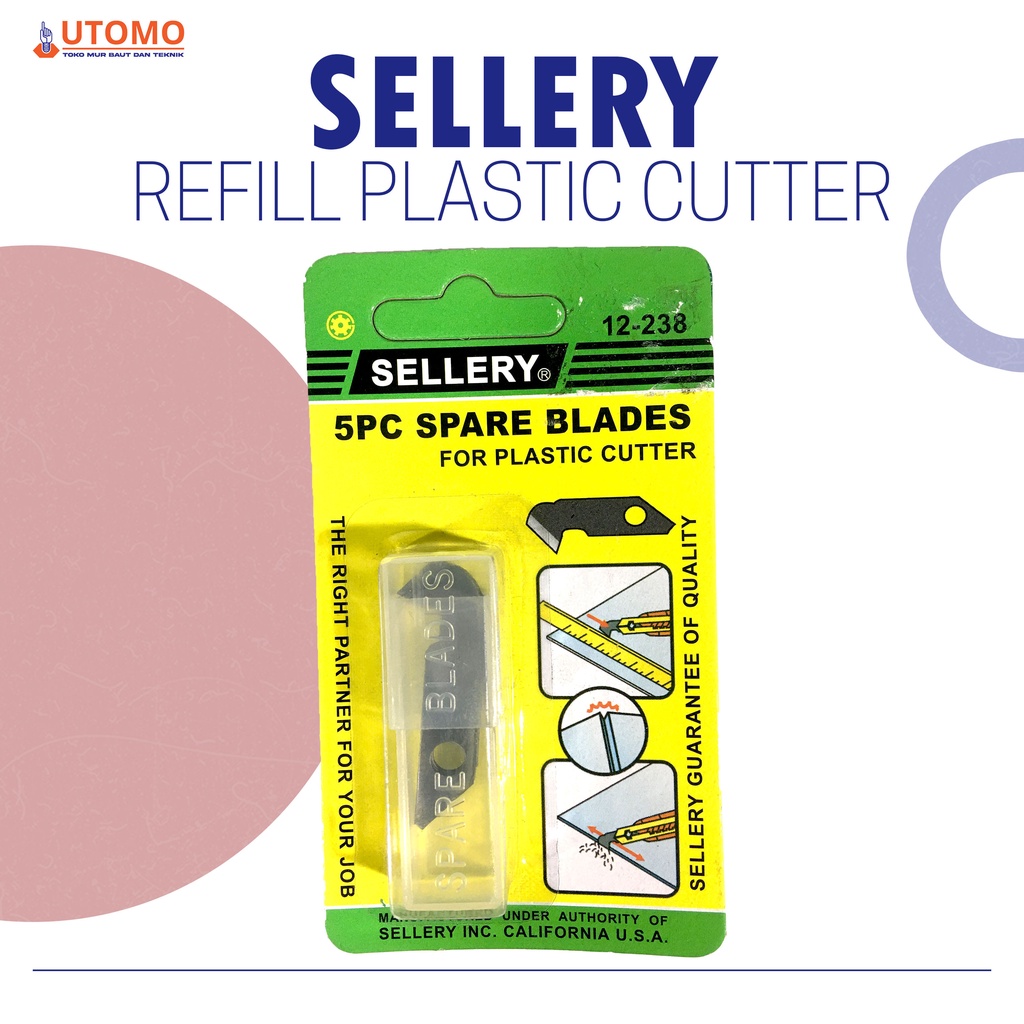 Jual Isi cutter refill cutter kater mika akrilik acrylic hpl plastik ...