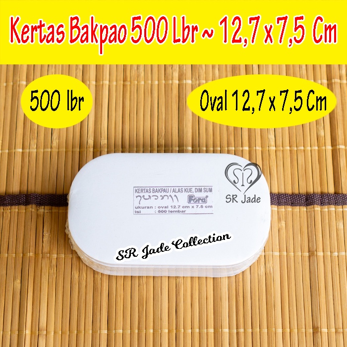 Jual Kertas Bakpao Bulat Oval Fora 6 Cm 7cm 10,5 Cm 500 Lembar Kertas Bakpau Tatakan Bapao Alas ...