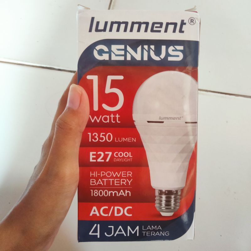 Jual Lampu Emergency Lumment Genius 15watt | Shopee Indonesia