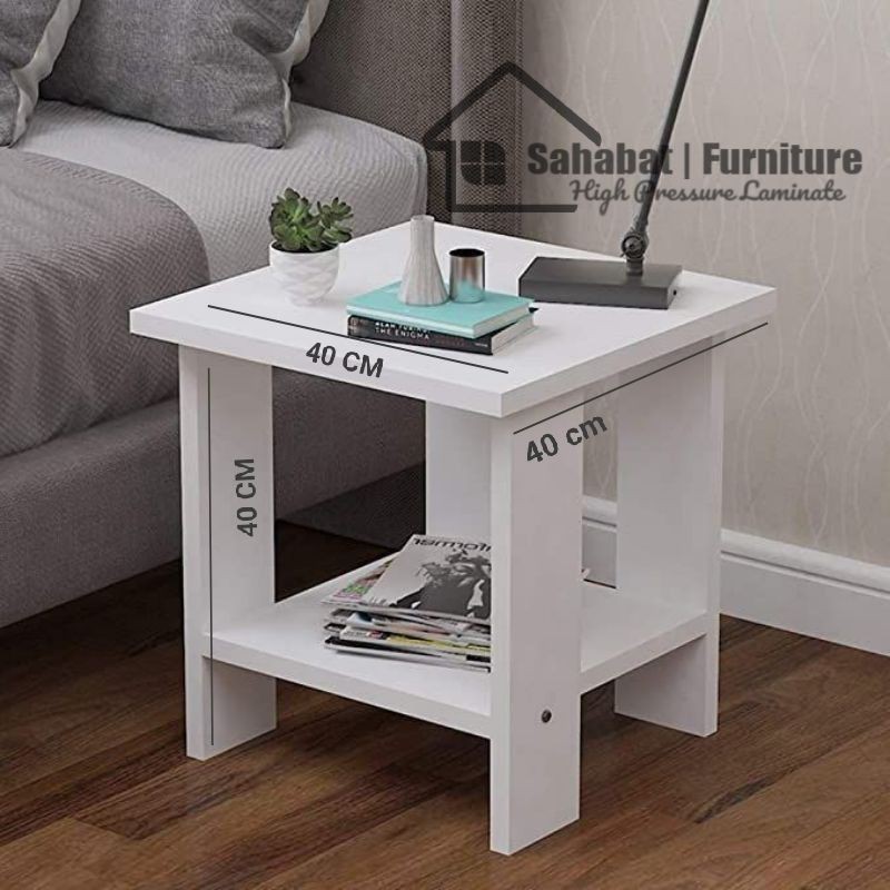 Jual Meja sudut pojok dispenser 40X 40 X 40 CM | Shopee Indonesia