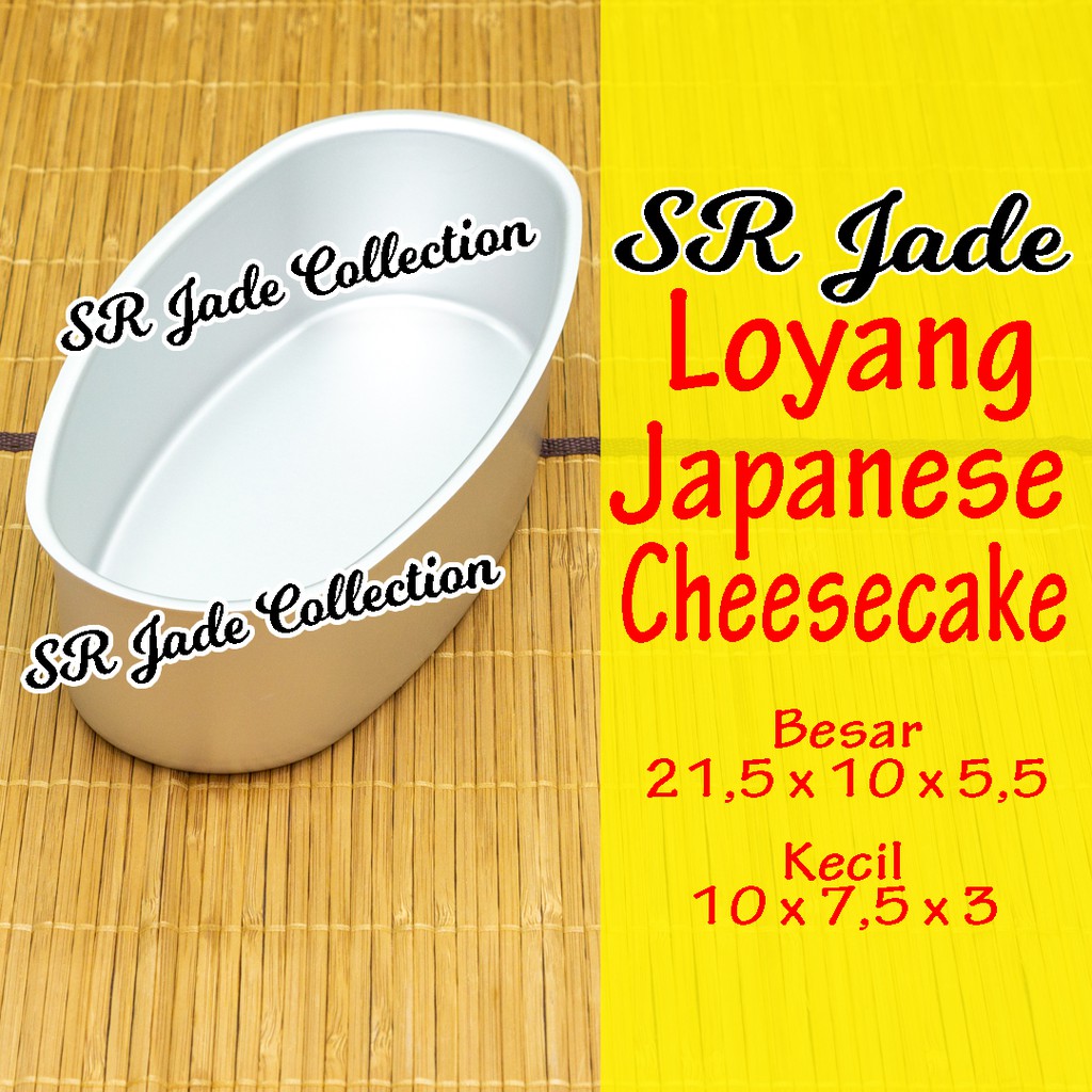 Jual Loyang Cheesecake Loyang Oval Tanpa Sambungan Japanese Cheesecake ...