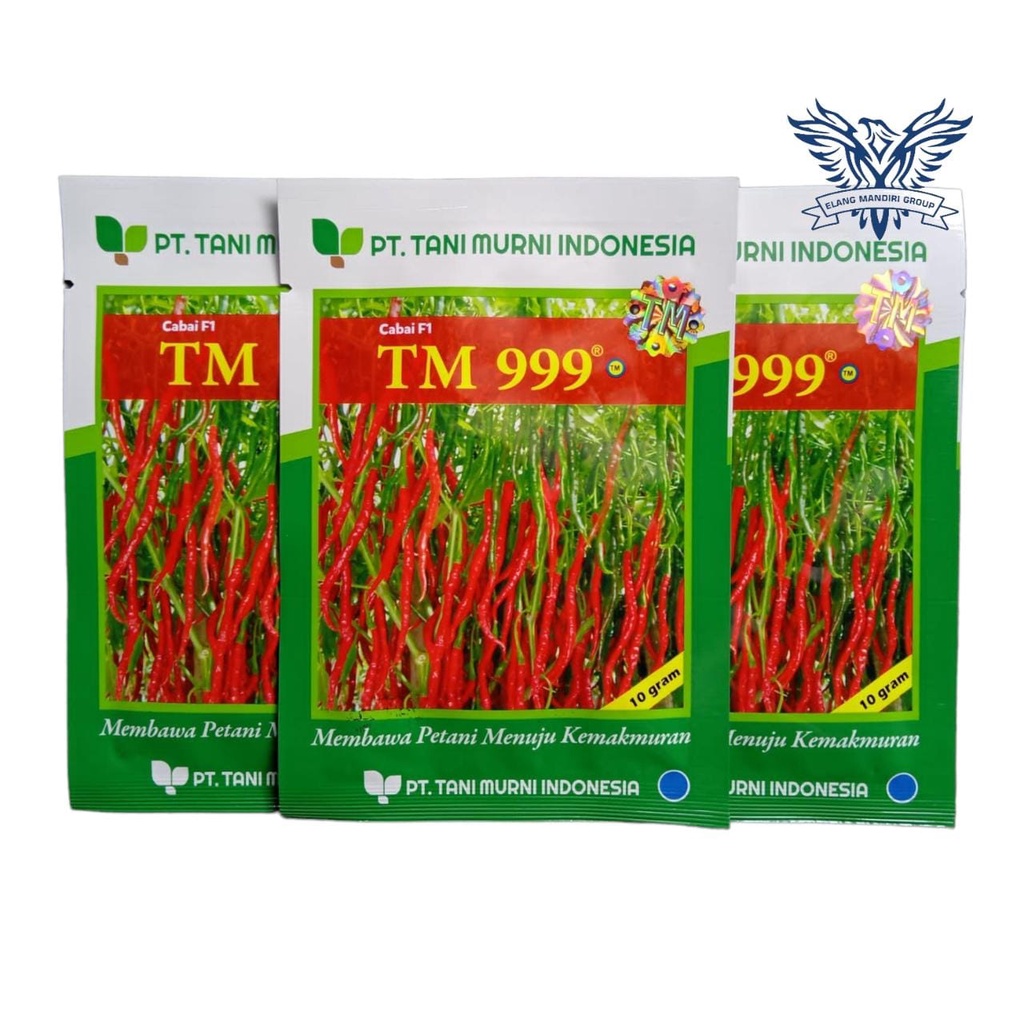 Jual Benih bibit CABAI MERAH KERITING TM 999 10 gr Tani murni 100% ...