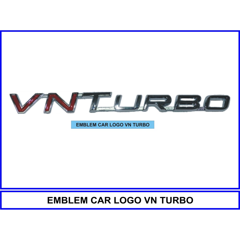 Jual EMBLEM CAR LOGO VN TURBO | Shopee Indonesia