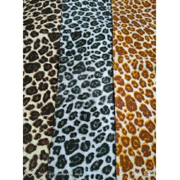 Jual Kain Flanel Motif Flamot Corak Macan ( 1 lembar ) | Shopee Indonesia