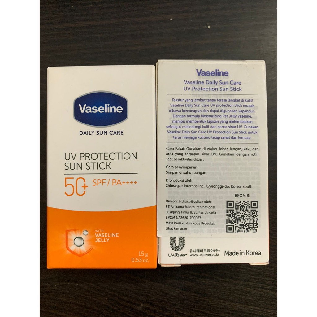 Jual VASELINE UV POTECTION SUN STICK SPF 50 ISI 50 GR/SUNBLOCK VASELINE ...