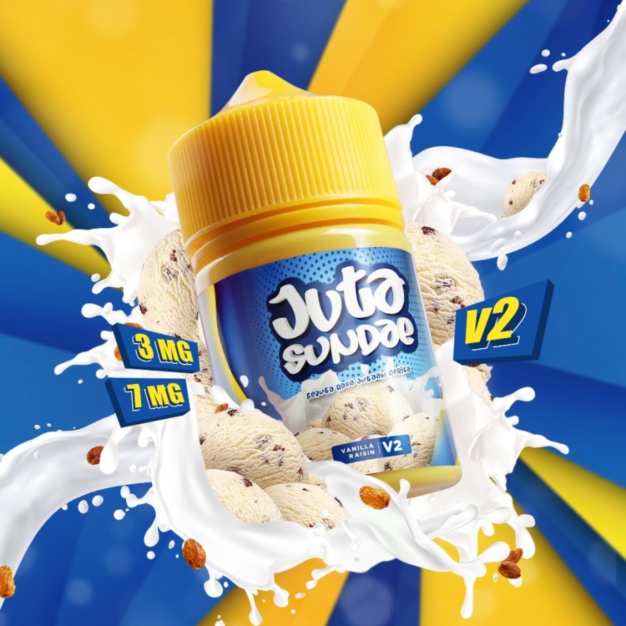 Jual Liquid JUTA Sundae V2 Vanilla Raisin 60ml by RSR Brew | Shopee ...