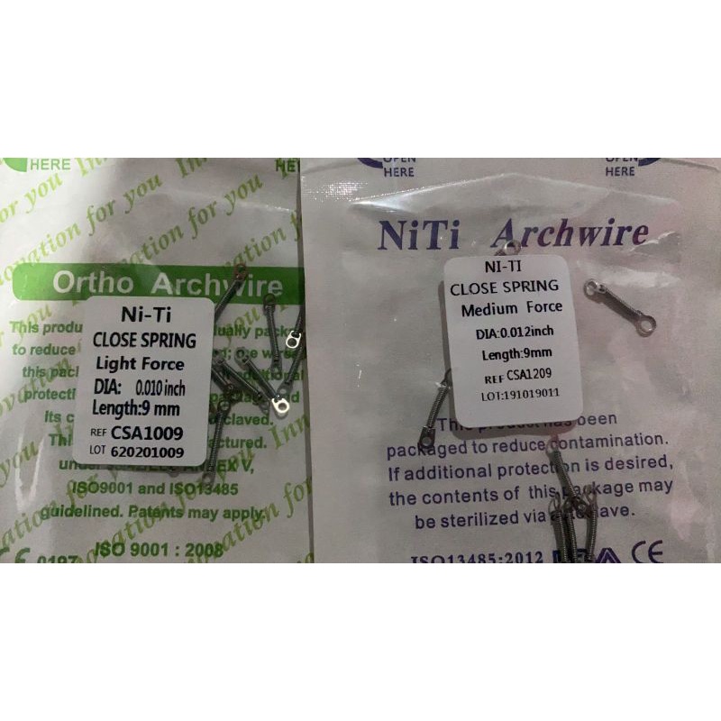 Jual Kawat niti open spring coil dan close spring coil | Shopee Indonesia