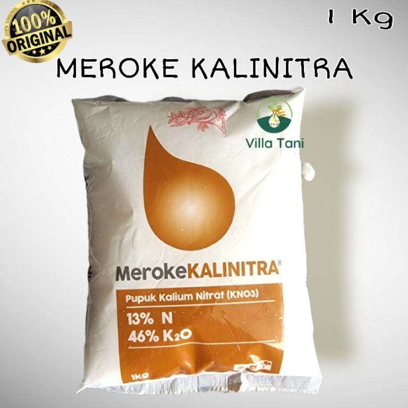 Jual Pupuk Meroke Kalinitra KNO3 Kemasan 1kg Kalium Nitrat Hidroponik ...