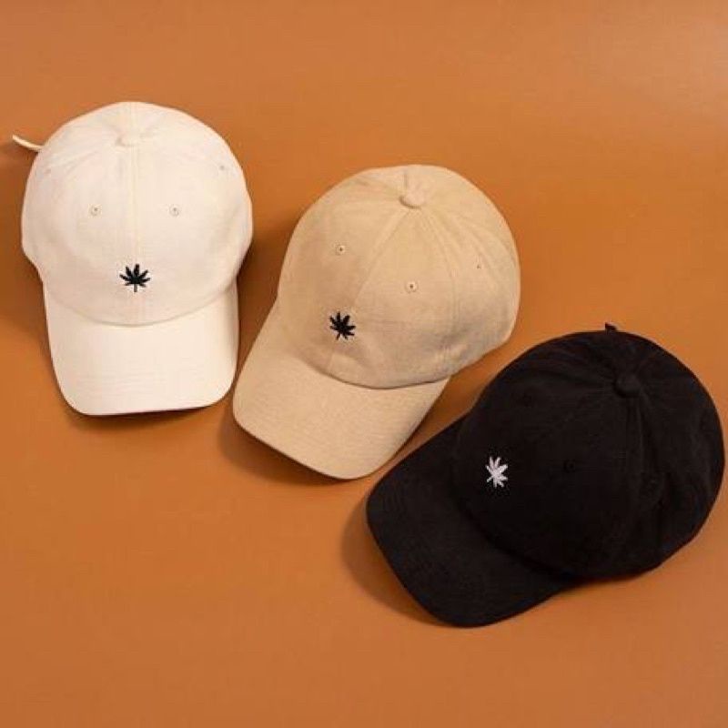 Jual Topi Bordir DAUN/Topi Pria Wanita | Shopee Indonesia