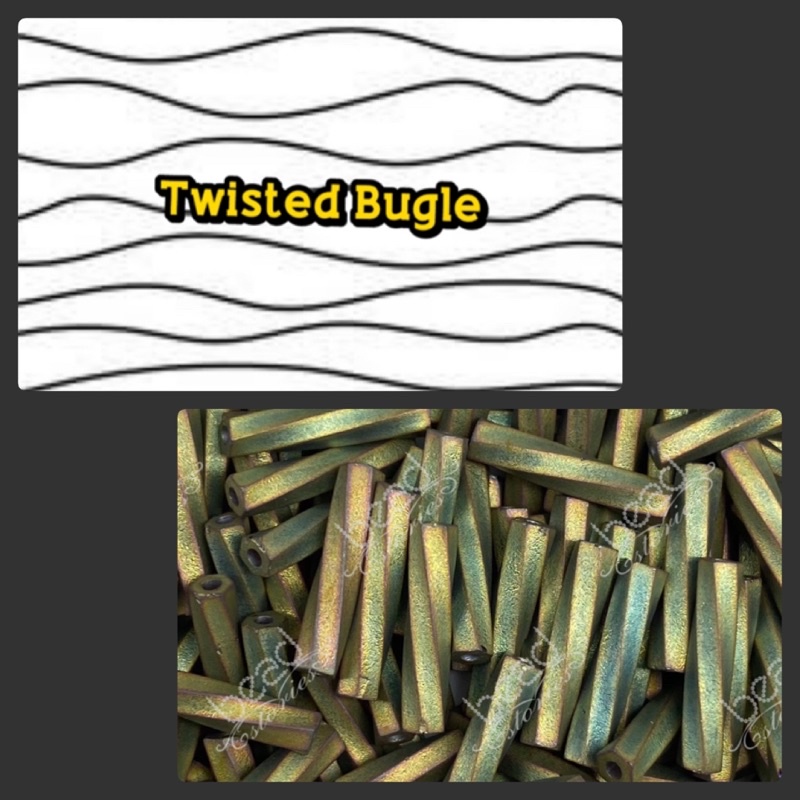 Jual Miyuki Twisted Bugle - Metallic (Green) | Shopee Indonesia