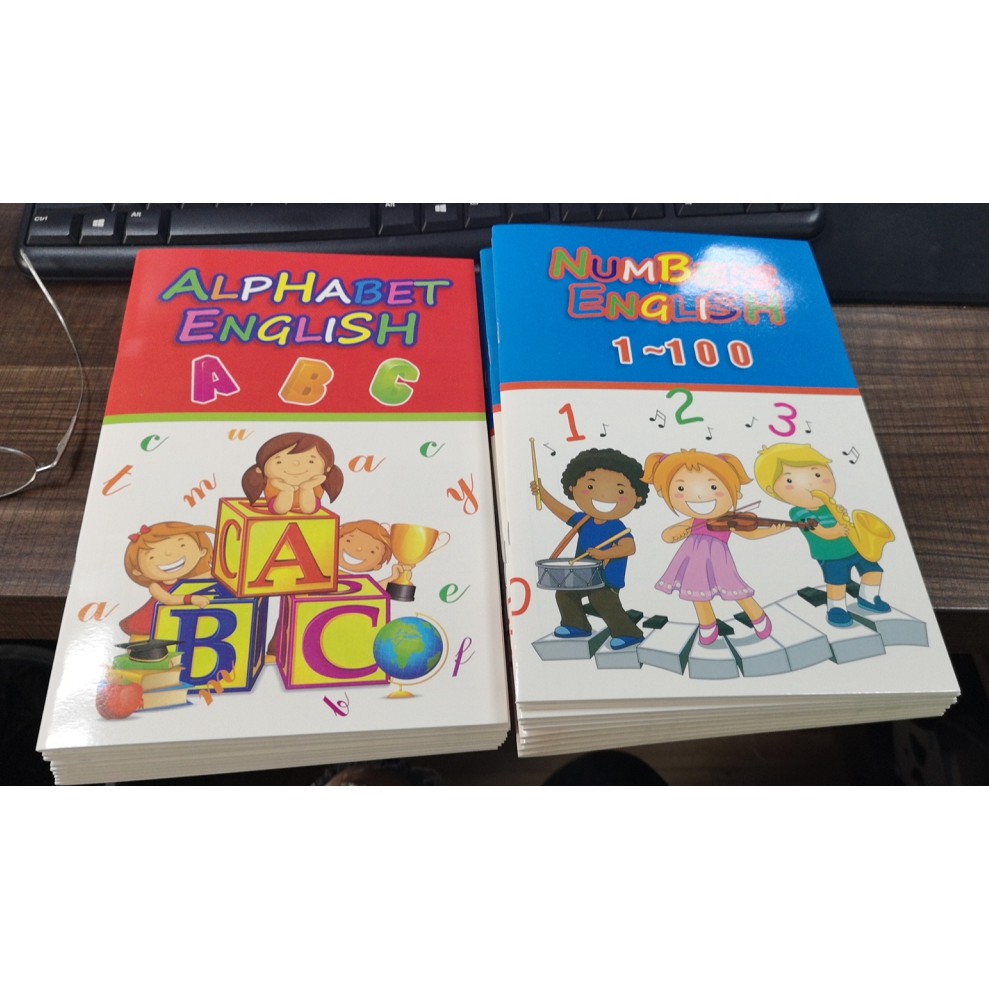 Jual Wipe Clean Book New Design Alphabet ABC dan Number 123 Alfabet ...
