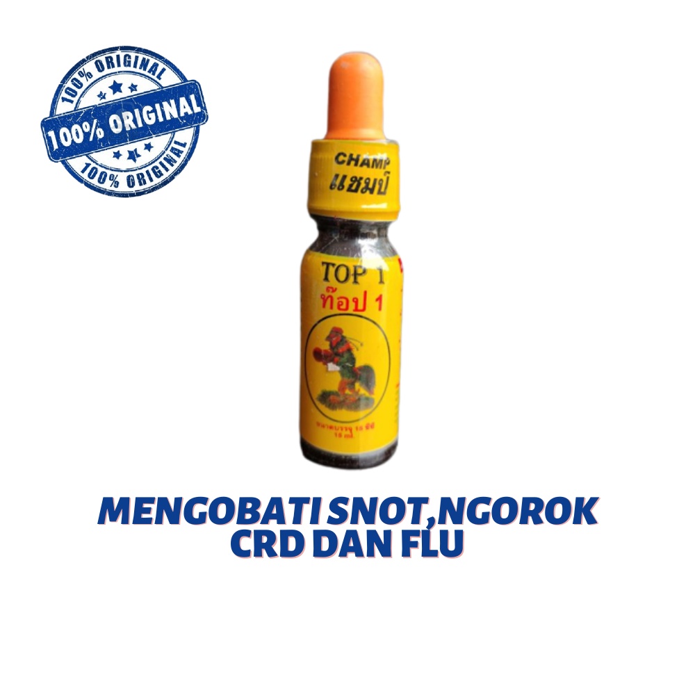 Jual TOP 1 BESAR 15 ML - obat ayam ngorok, snot | Shopee Indonesia