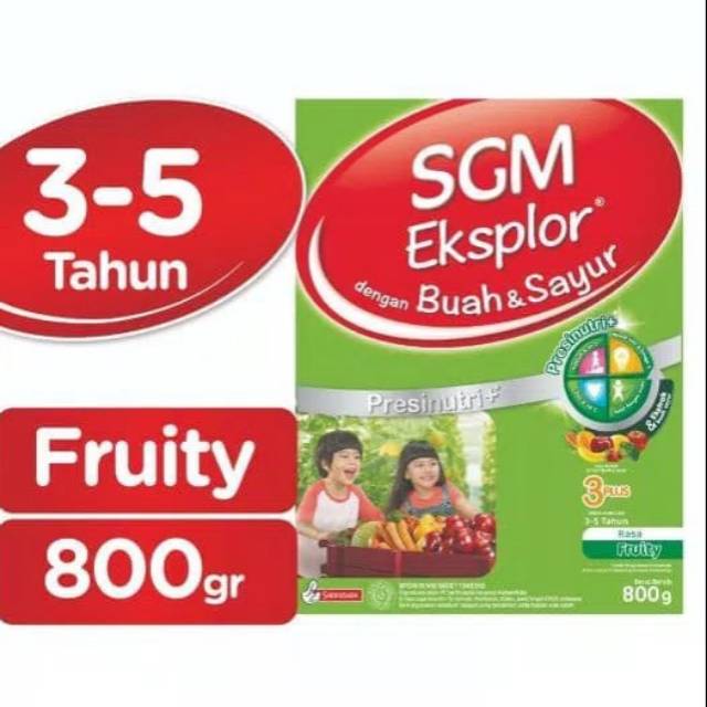Jual SGM 3+ buah dan sayur 800gr | Shopee Indonesia