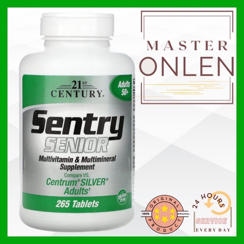 Jual Sentry Senior Multivitamin Adult 50+ 125 Tablet Century setara ...