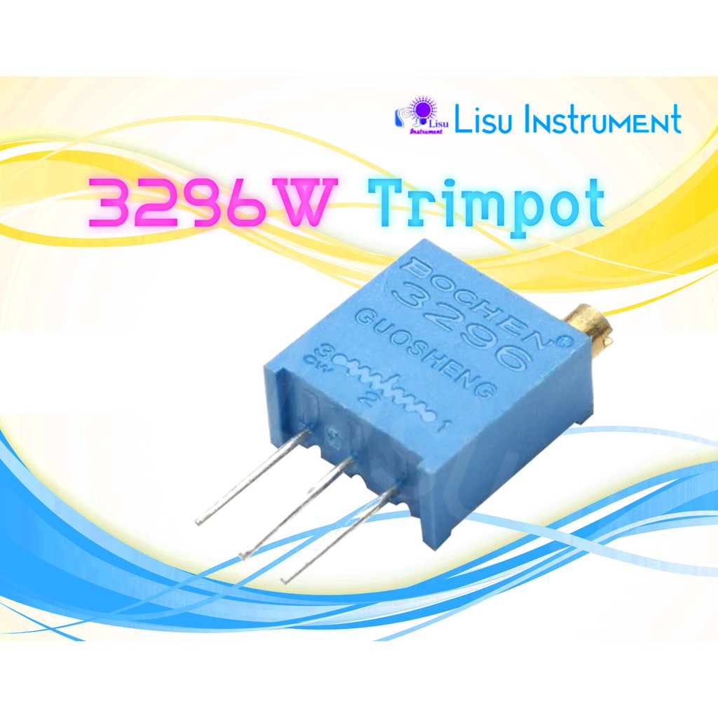 Jual 3296W Potentiometer Trimpot Variable Resistor Trimmer 3296 ...