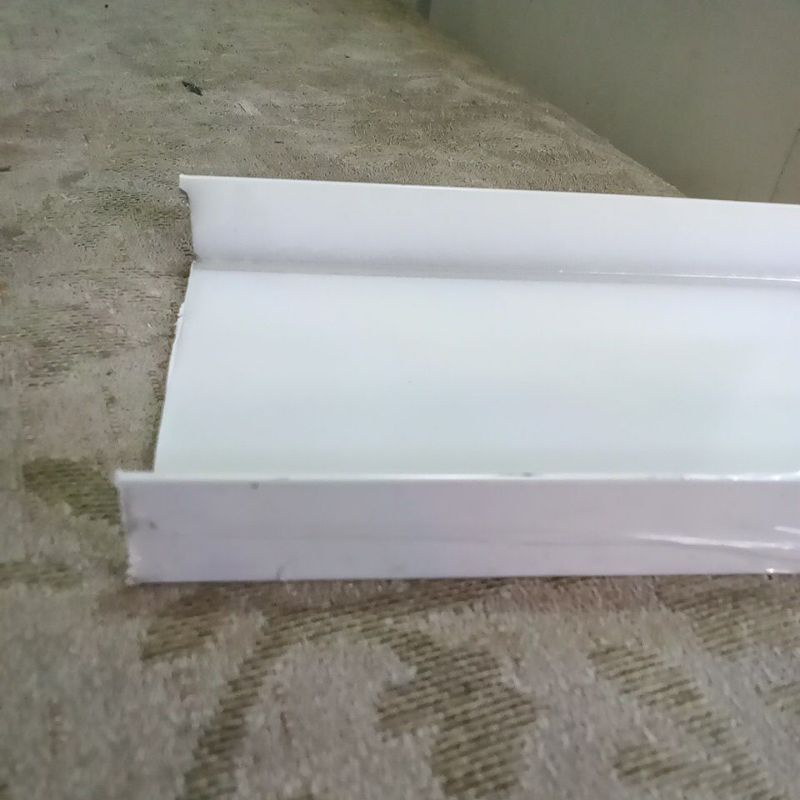Jual heatsink almini alumunium tebal Hpl lebar 10cm warna putih water ...