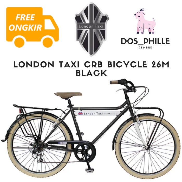 Jual SEPEDA ONTEL LONDON TAXI CRB BICYCLE 26M - BLACK - LIMITED EDITION ...