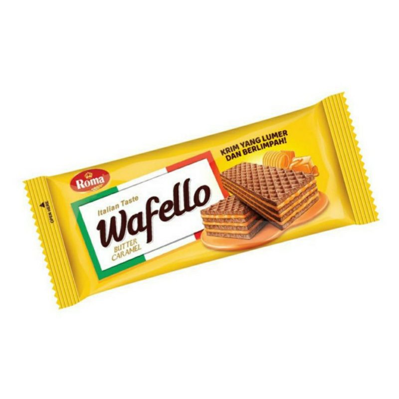Jual Wafello / Roma Wafello Wafer / Wafello Coklat Choco Blast / Butter ...