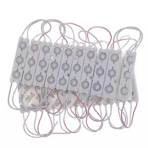 Jual Lampu Led modul SAMSUNG 3 mata 12V module neon box reklame LENSA ...